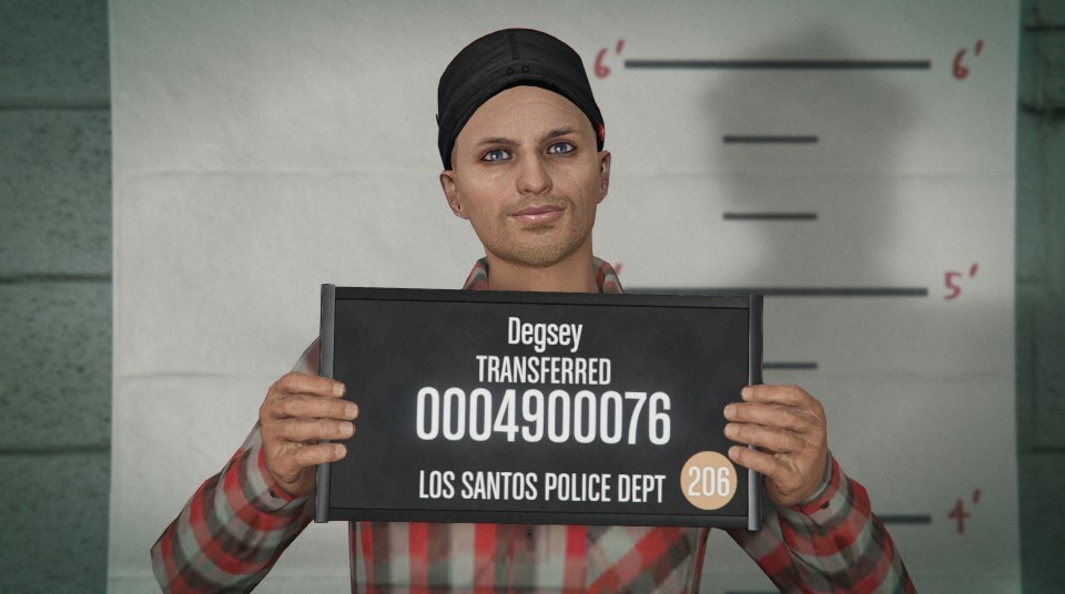 Mugshot by Degsey in Grand Theft Auto Online - Rockstar Games