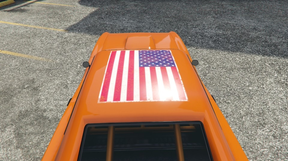 Why do my roof flags look faded? : r/gtaonline